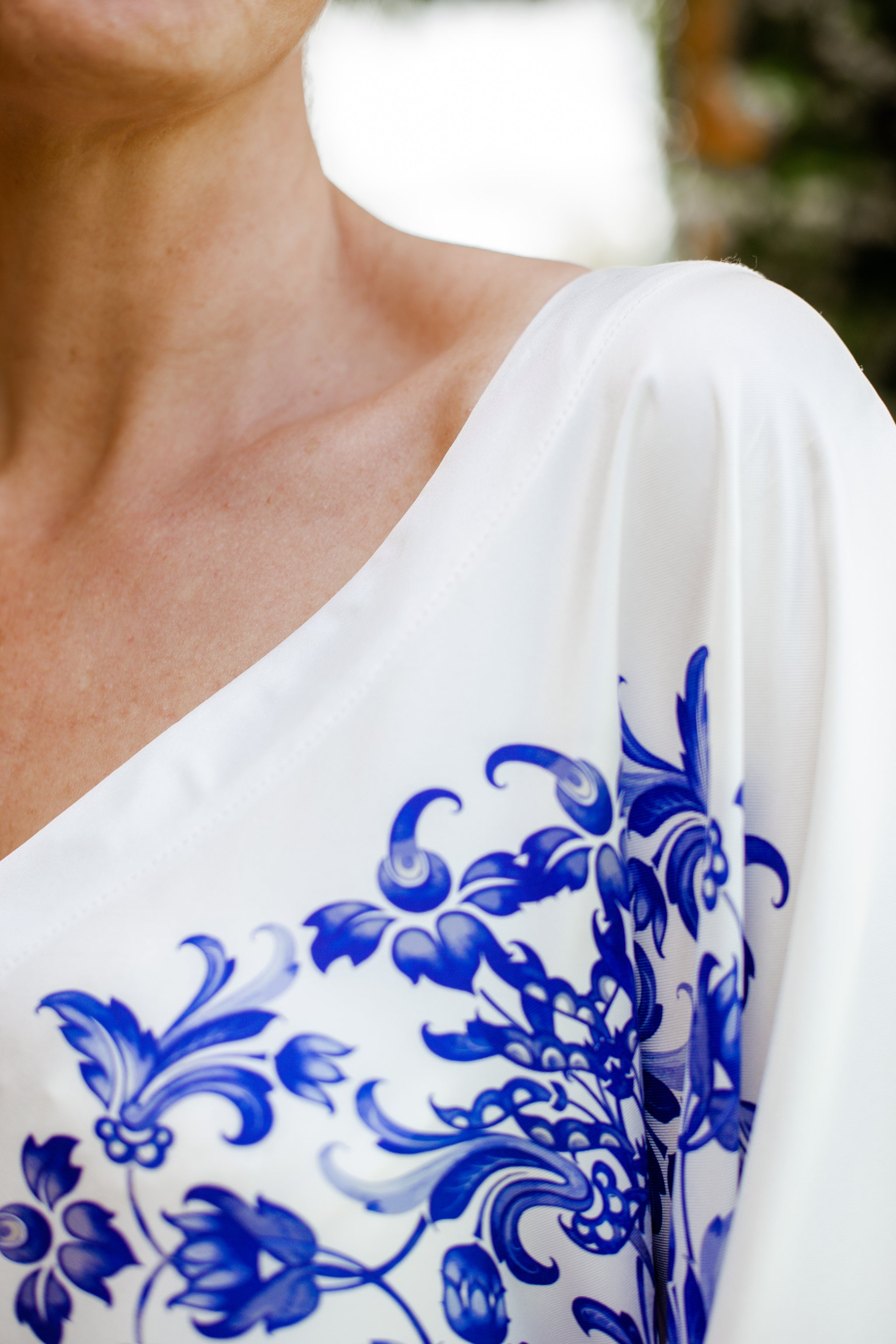 Kaftan Silk - Santorini – Heidi Steck